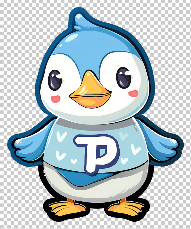 Cute Duck - Blue Duck Cartoon Character PNG, Clipart, Adorable, Bird ...