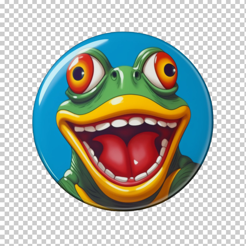 Frog - Happy Green Frog Cartoon PNG, Clipart, Amphibian, Amphibian ...