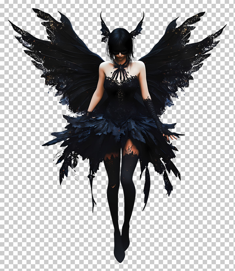 Dark Fairy - Mystical Fairy With Elaborate Wings PNG, Clipart, Dark ...