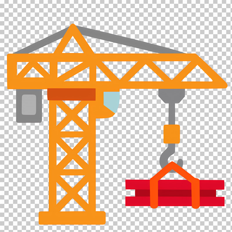 Building Construction Emoji - Construction Crane Lifting Beams PNG ...
