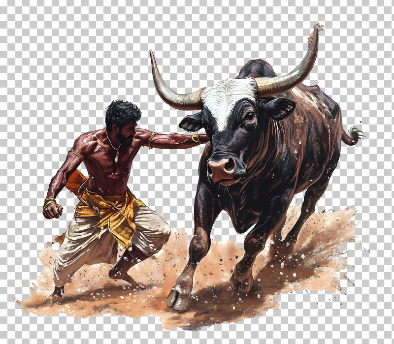 Jallikattu - Traditional Bull Taming Sport PNG, Clipart, Bull, Bull ...