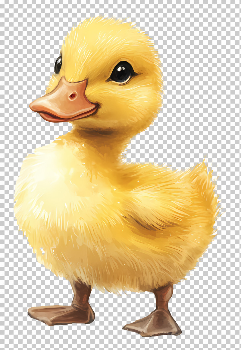 Baby Animal - Adorable Yellow Duckling PNG, Clipart, Baby Animal, Bird ...