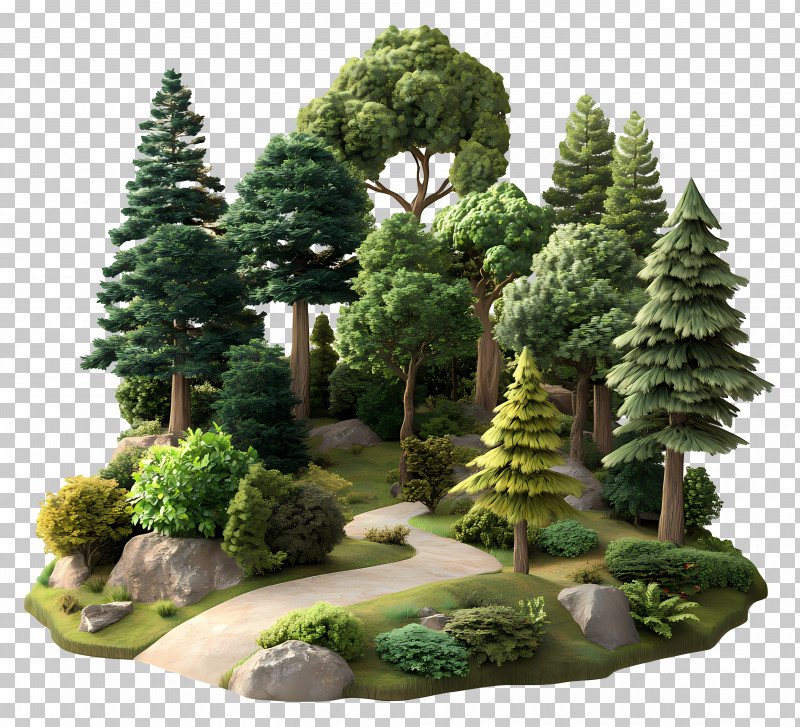 3d Forest - Cartoon Forest With Path PNG, Clipart, 3d Forest, Cartoon ...
