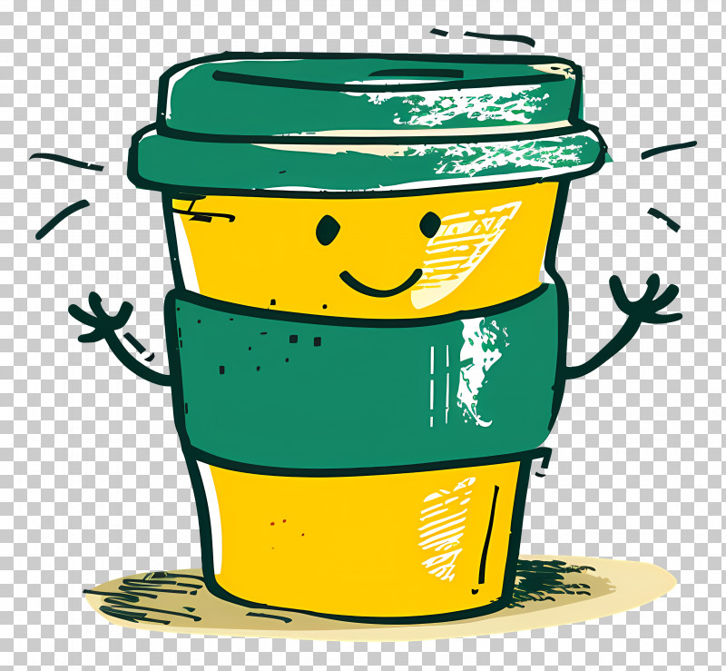 Happy Coffee Cup - Happy Coffee Cup Illustration PNG, Clipart, Cartoon ...