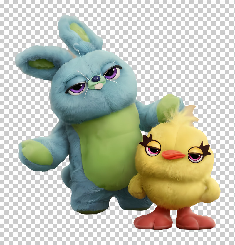 Toy Story 4 - Cute Stuffed Animals Pair PNG, Clipart, Blue Bunny ...