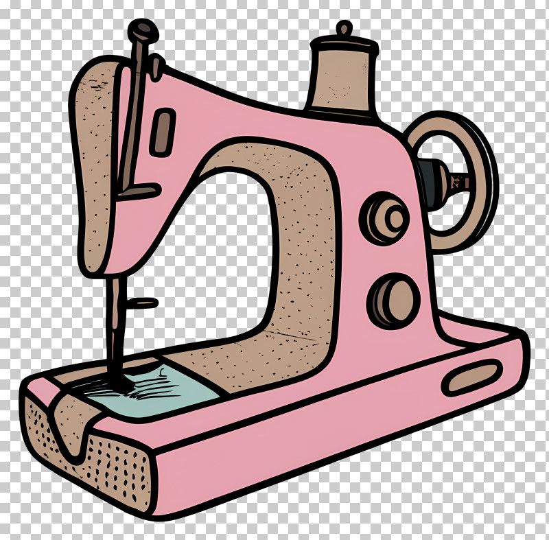 Pink Sewing Machine - Vintage Pink Sewing Machine PNG, Clipart, Craft ...