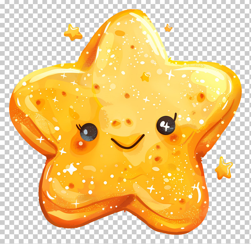 Kawaii Star - Cute Yellow Star Cartoon Illustration PNG, Clipart, Bright, Cute, Glitter, Happy ...