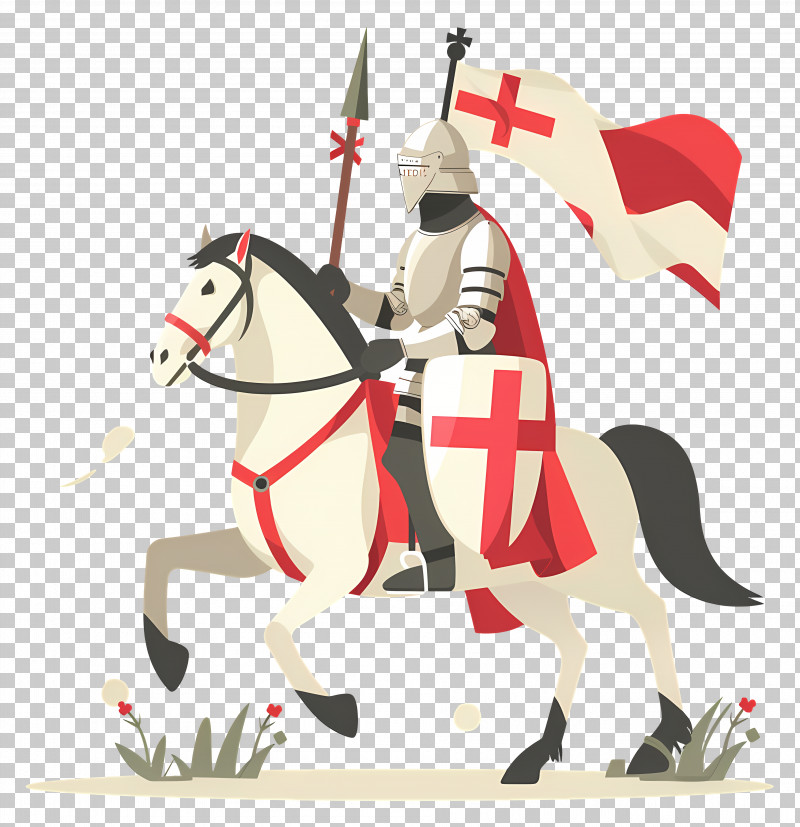 St Georges Day - Medieval Knight On Horseback PNG, Clipart, Armor ...
