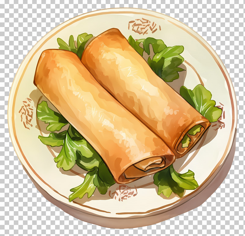 Spring Roll - Spring Rolls With Greens PNG, Clipart, Appetizer, Asian ...