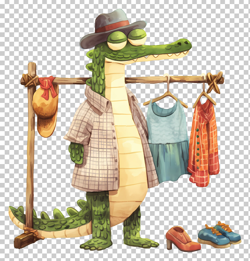 Fashion Crocodile - Crocodile Dressed In Clothes PNG, Clipart ...