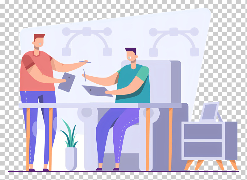 Office Work - Colleagues Working In Office PNG, Clipart, Business ...