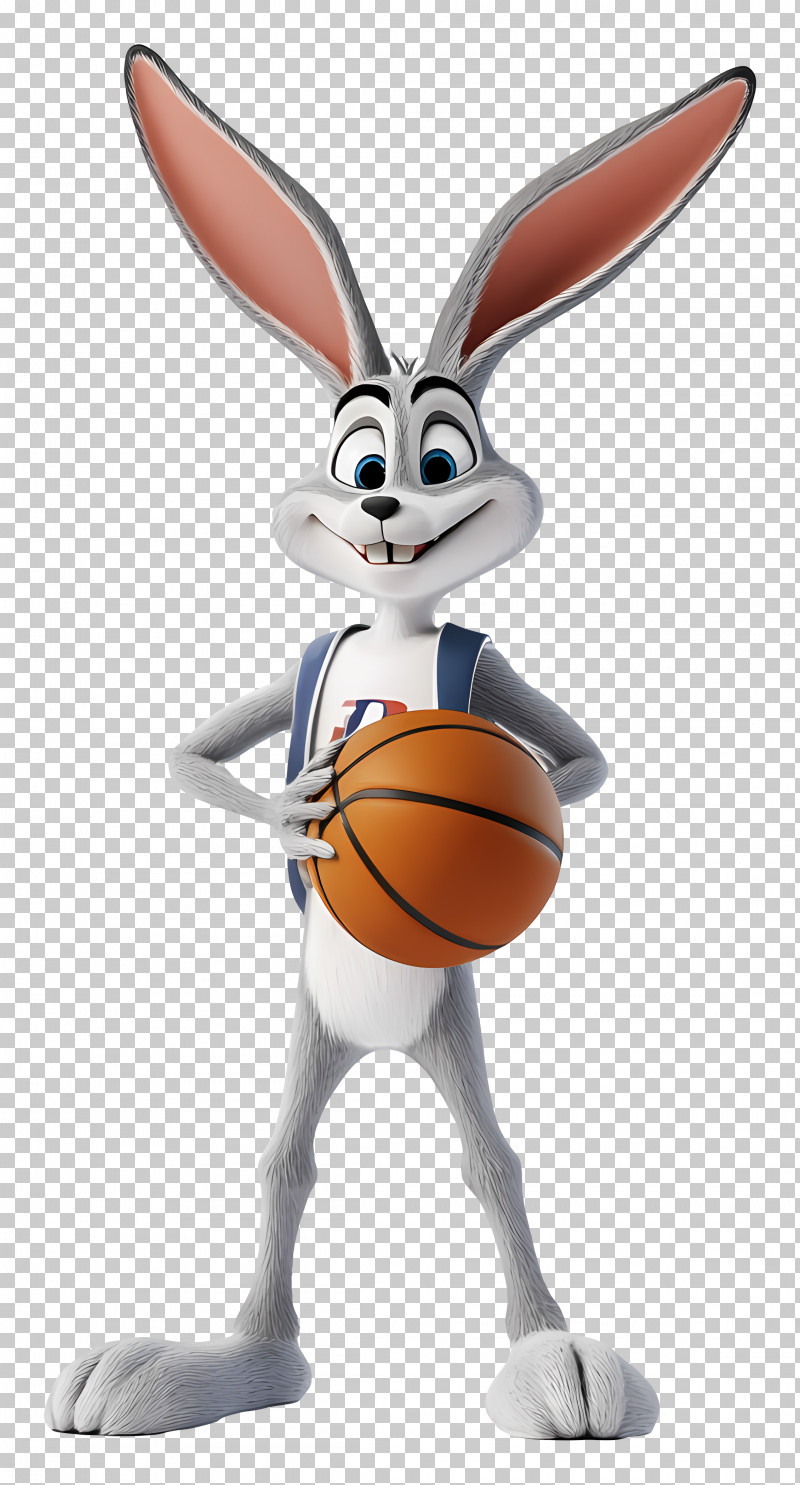 Bugs Bunny Gray Rabbit Playing Basketball Png Clipart Animation