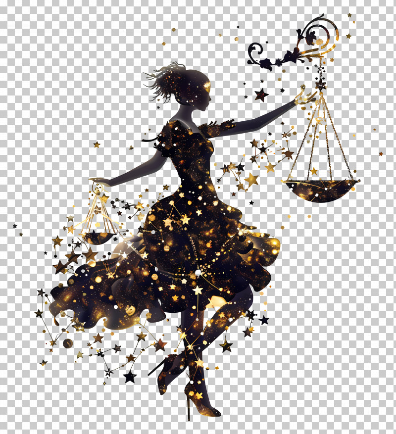 Libra - Libra Zodiac Sign With Stars PNG, Clipart, Astrology, Balance ...