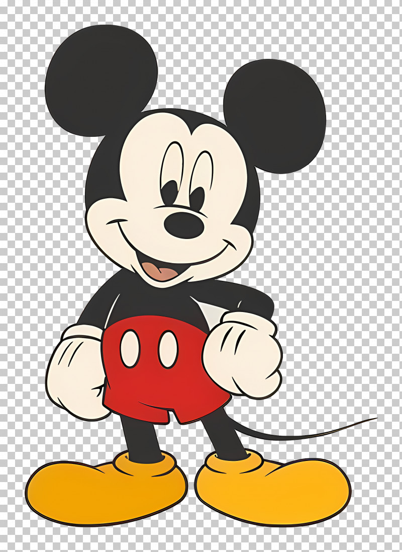 Cartoon Mickey Mouse Image - Classic Mickey Mouse Cartoon Drawing PNG ...