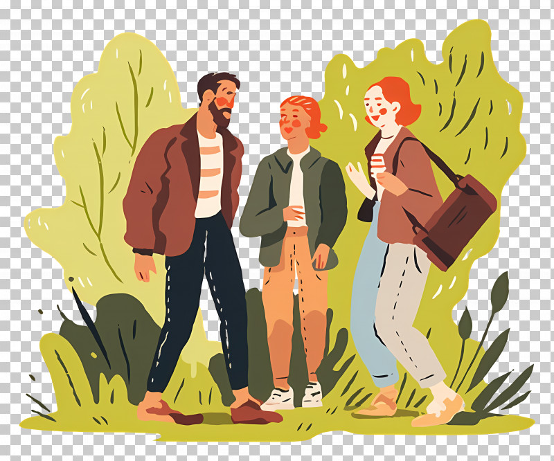Walking Group - Friends Chatting Outdoors PNG, Clipart, Conversation ...