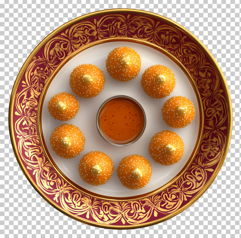 Tilgul - Plate Of Sweets With Golden Balls PNG, Clipart, Dessert ...