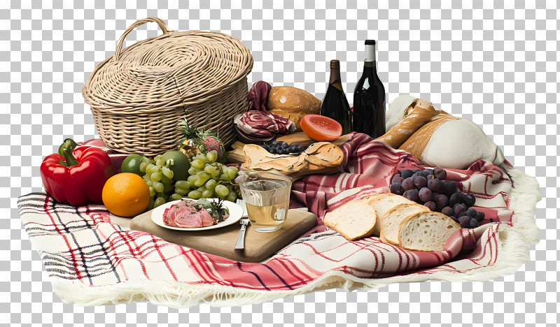 Picnics - Picnic Setup With Food And Wine PNG, Clipart, Basket ...