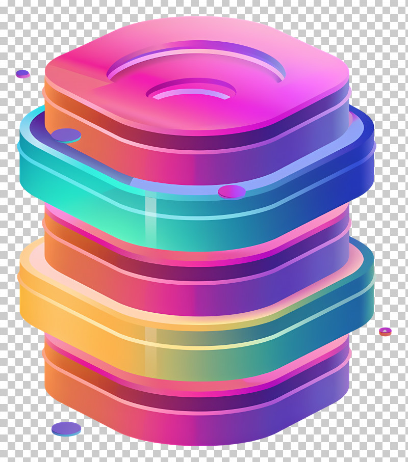 Database Data - Colorful Gradient Stack PNG, Clipart, Abstract, Cartoon, Colorful Stack ...