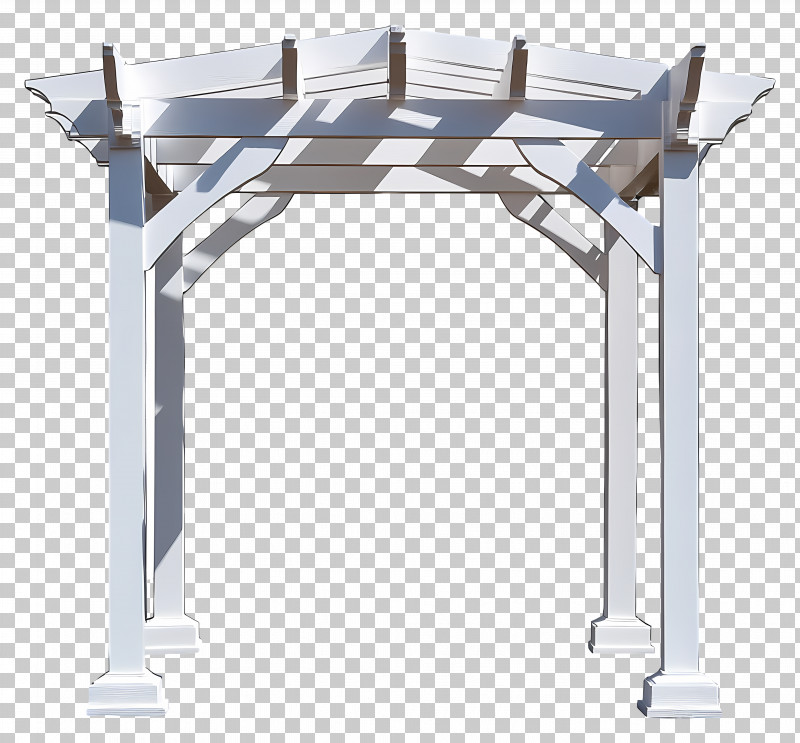 Pergola - White Pergola For Garden Design PNG, Clipart, Architecture ...