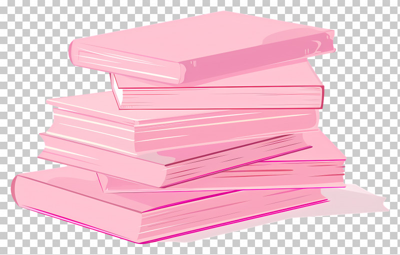 Books Pink - Stack Of Pink Books In Pastel Style PNG, Clipart, Academic ...