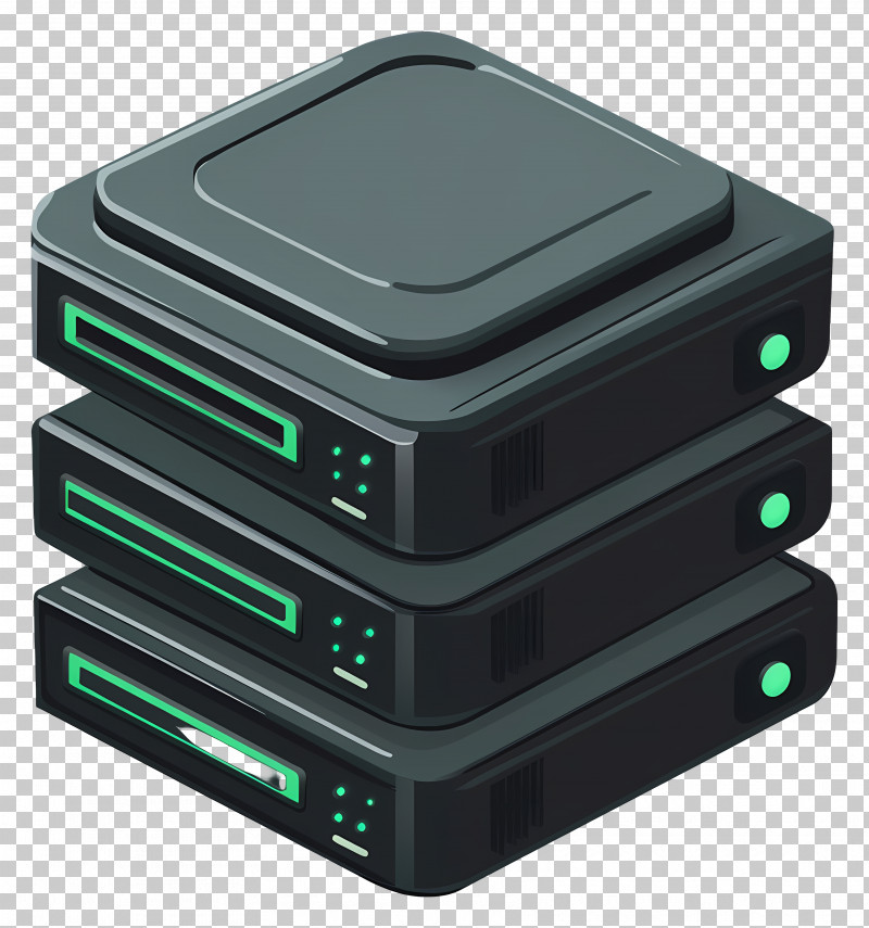 Server Stack Icon Stacked Servers With Green Lights Png Clipart Data Digital Hardware