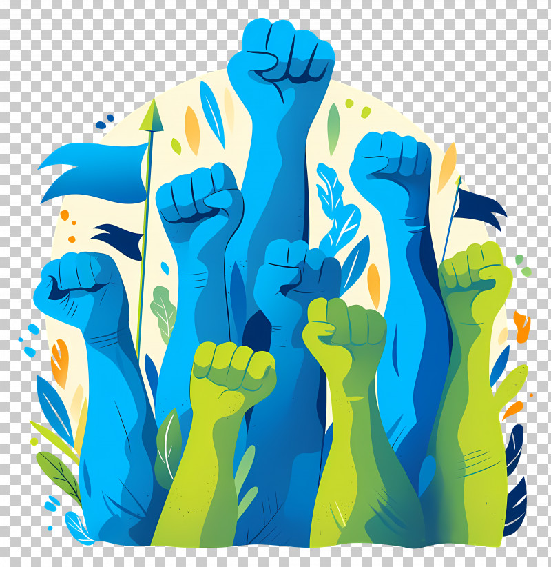 Human Rights Day - Raised Clenched Fists Symbolizing Protest And ...