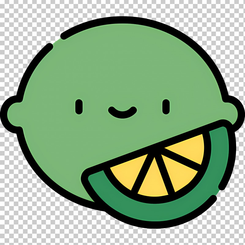 Lime - Cute Lime With Slice PNG, Clipart, Citrus, Cute, Face, Fruit ...