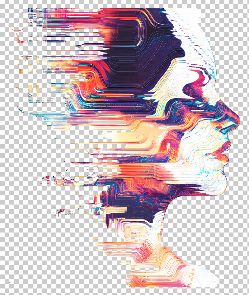 Data Corruption - Abstract Colorful Face PNG, Clipart, Abstract Face, Art, Colorful, Creative ...