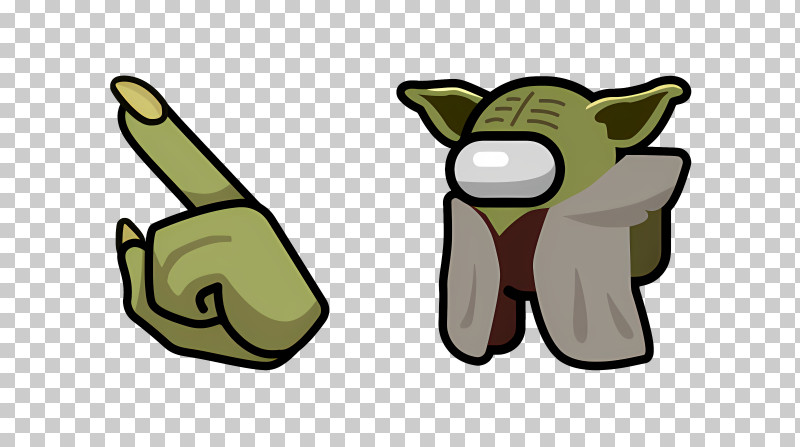 Master Yoda Among Us - Alien Hand And Character Illustration PNG ...
