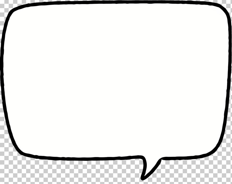 Text Box - Speech Bubble Outline For Communication Concepts PNG ...