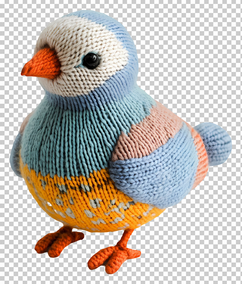 Knitted Dove - Colorful Knitted Bird Toy PNG, Clipart, Colorful, Craft ...