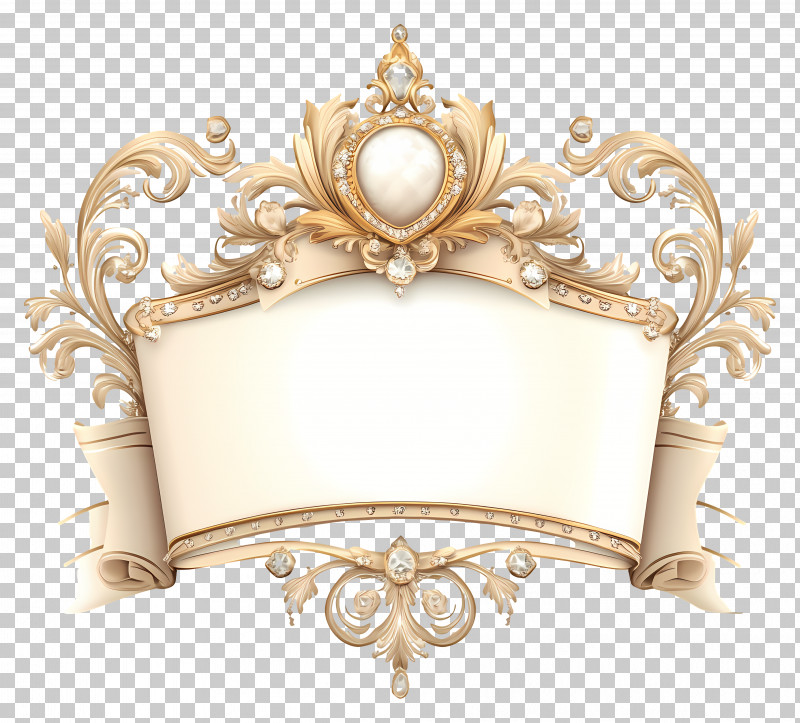 Banner Frame - Ornate Frame With Decorative Design PNG, Clipart ...