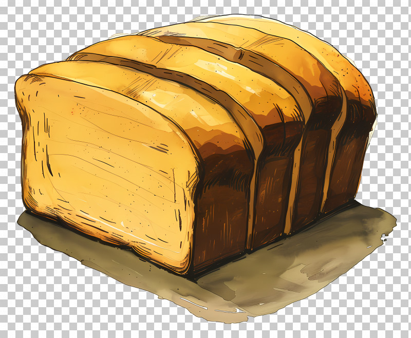 Bread Loaf - Golden Loaf Of Bread Illustration PNG, Clipart, Artisan ...