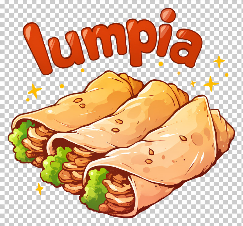 Lumpia - Delicious Lumpia Illustration PNG, Clipart, Appetizer, Crispy ...
