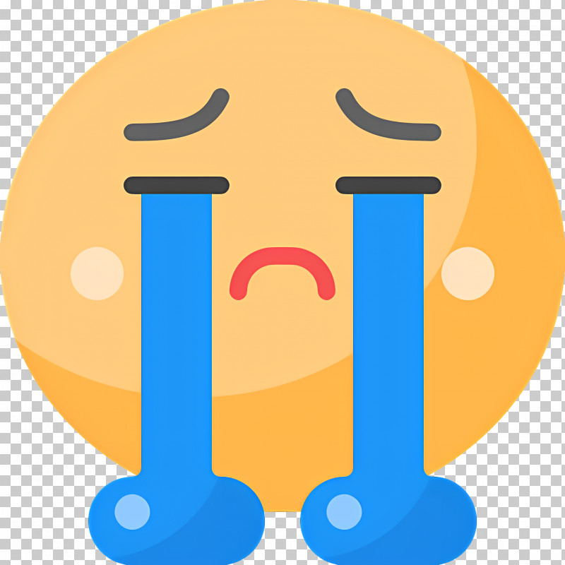 Crying Face - Crying Emoji With Tear Streams PNG, Clipart, Blue Tears ...