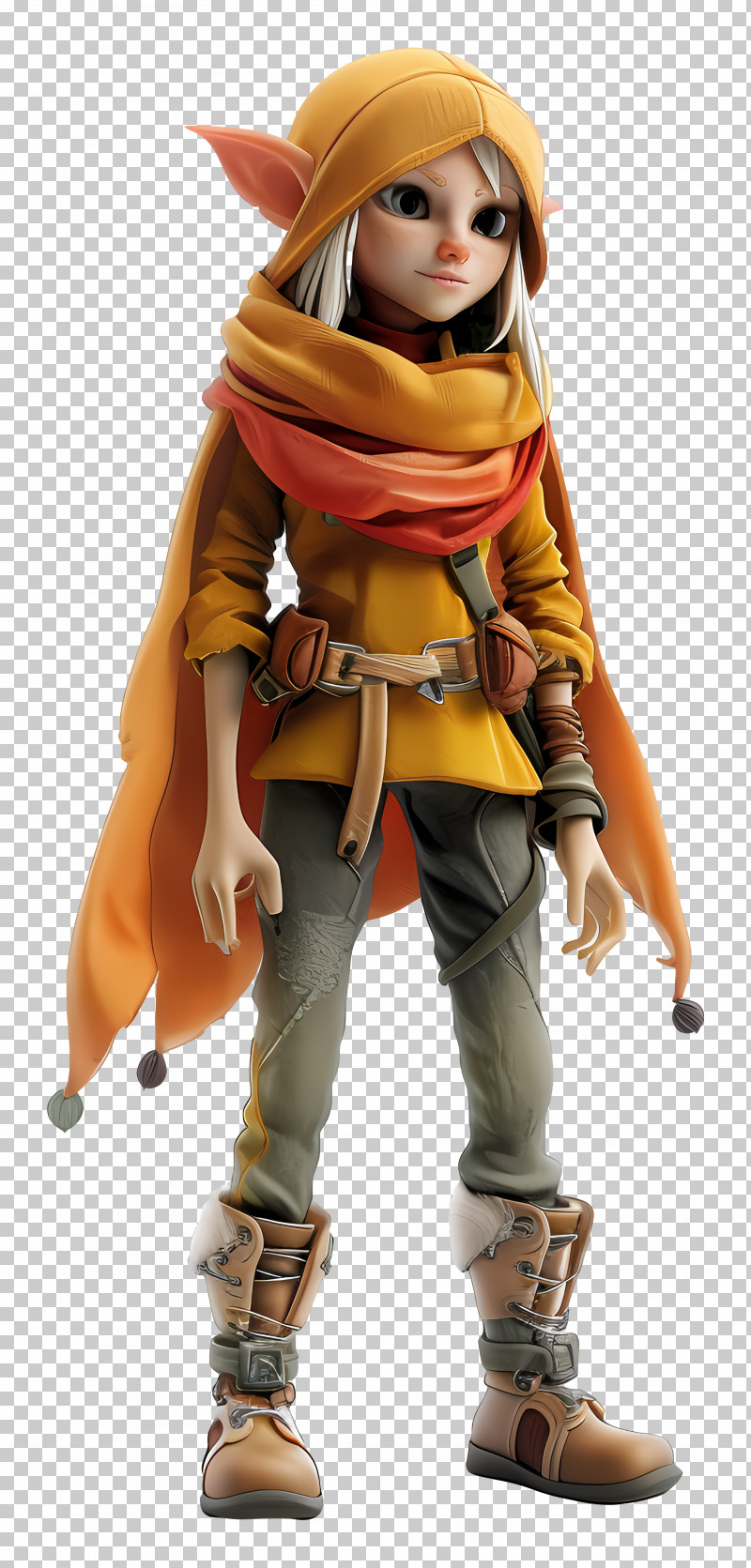Fantasy Character - Fantasy Character In Hood And Scarf PNG, Clipart ...