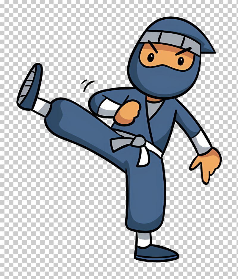Lego Ninja - Blue Ninja Kicking PNG, Clipart, Action, Costume, Japan ...