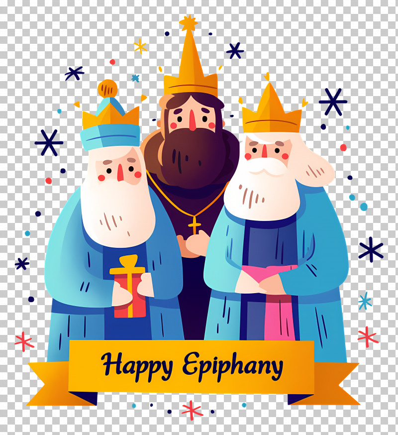 Happy Epiphany - Happy Epiphany With Three Kings PNG, Clipart ...