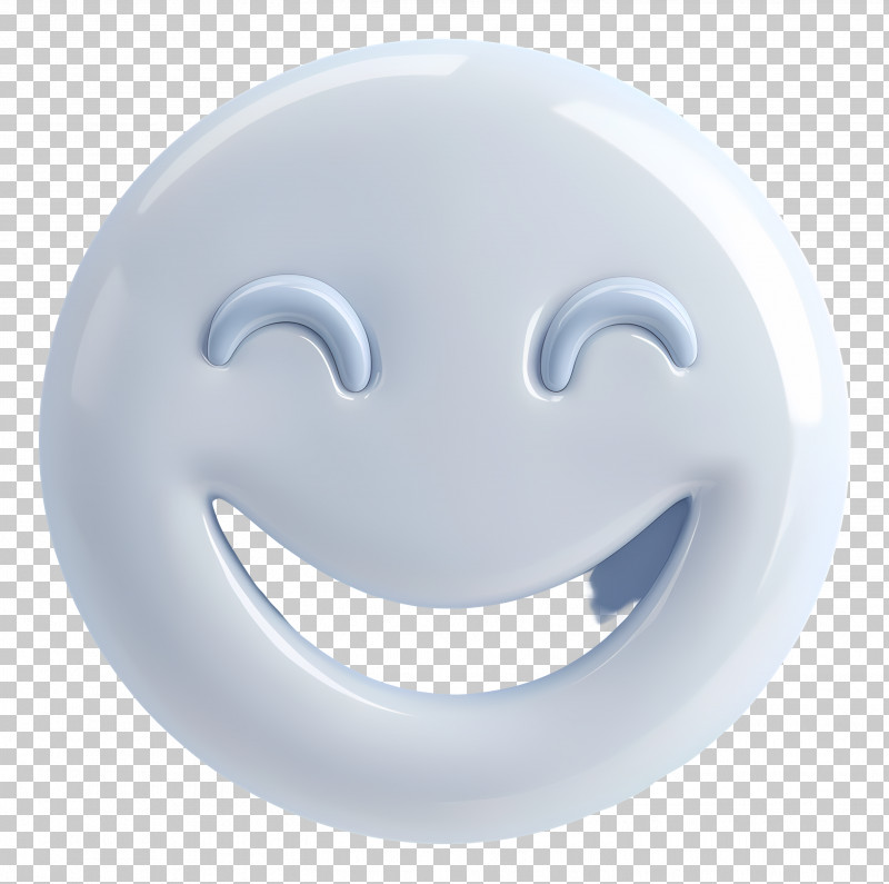 Smiley Face - White Smiley Face With Joyful Expression PNG, Clipart ...