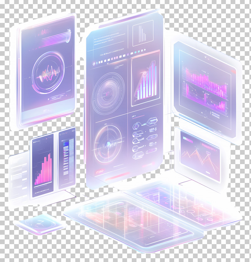 Holographic Interfaces - Holographic Interface With Data Panels PNG ... Holographic Interfaces - Holographic Interface With Data Panels PNG ...