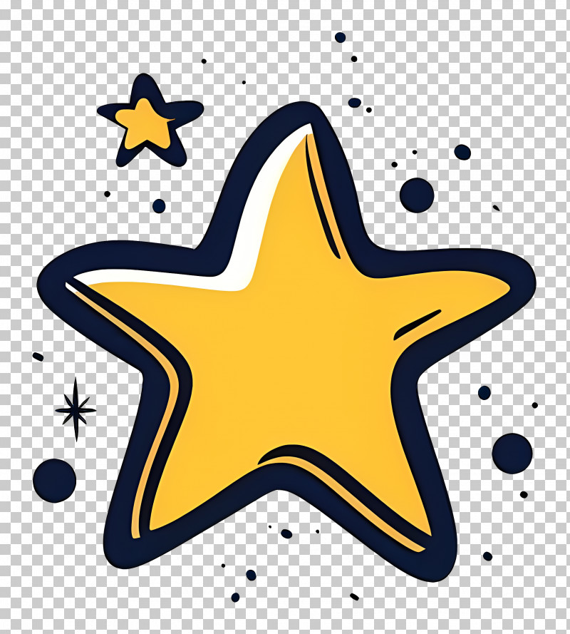 Star - Yellow Cartoon Star Doodle PNG, Clipart, Animated Icon, Bright Yellow, Cartoon Star ...