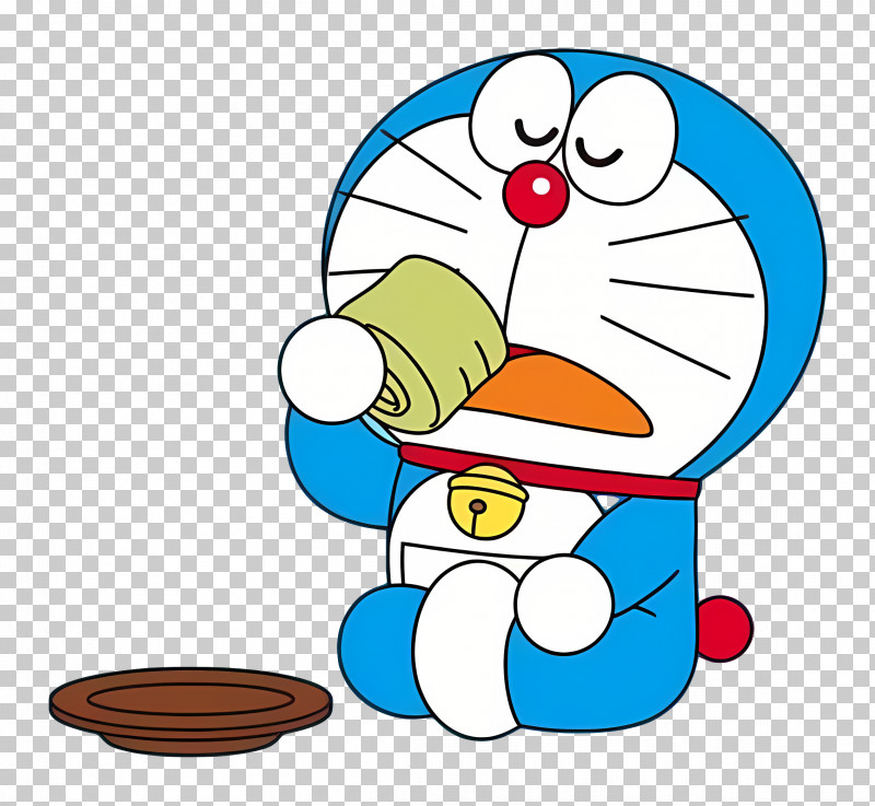 Doraemon - Blue Robot Cat Drinking PNG, Clipart, Animation, Blue Robot Cat, Cartoon, Cat ...