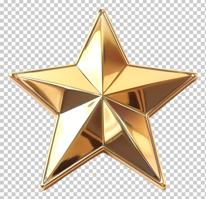 Gold Star - Shiny Golden Star Decoration PNG, Clipart, Achievement Mark, Award, Awards ...