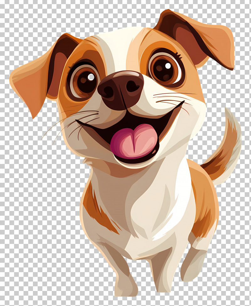 Lovely Dog - Happy Cartoon Dog PNG, Clipart, Cartoon, Dog, Happy, Happy ...