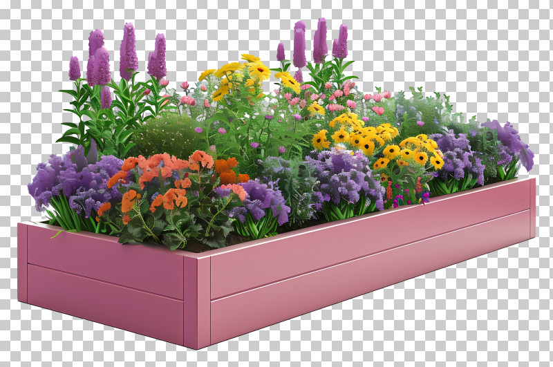 Garden Bed - Colorful Flower Bed In Bloom PNG, Clipart, Bloom, Colorful ...