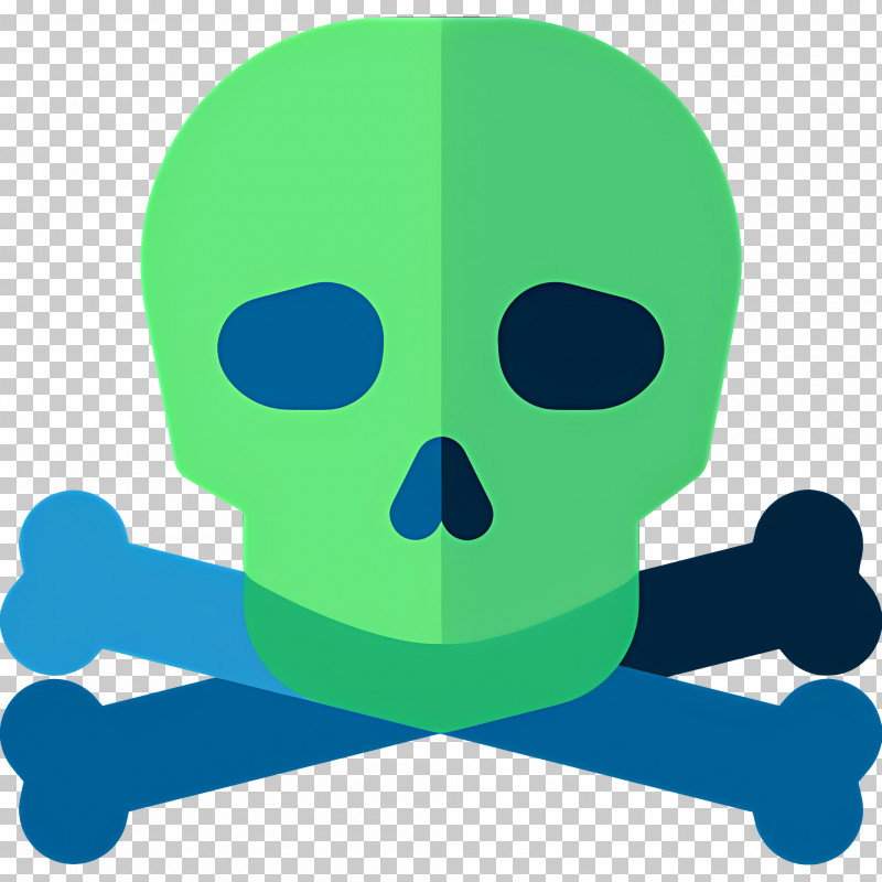 Poison Symbol - Green Skull And Crossbones Symbol PNG, Clipart ...