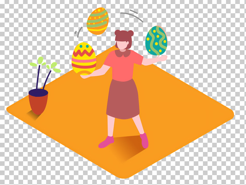 Woman - Person Juggling Easter Eggs PNG, Clipart, Colorful Eggs, Easter ...