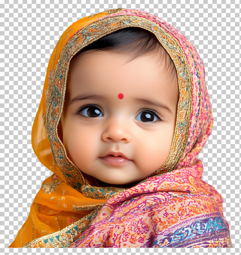 Indian Baby - Baby In Traditional Attire PNG, Clipart, Baby, Bindi ...