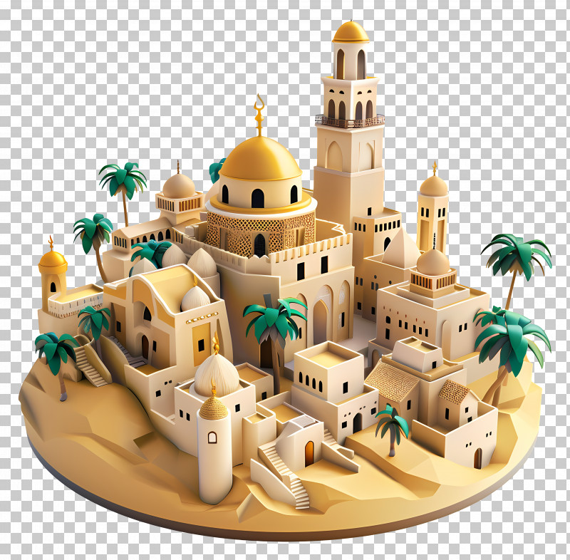 Arab Village - Miniature Middle Eastern Style Town Model PNG, Clipart ...