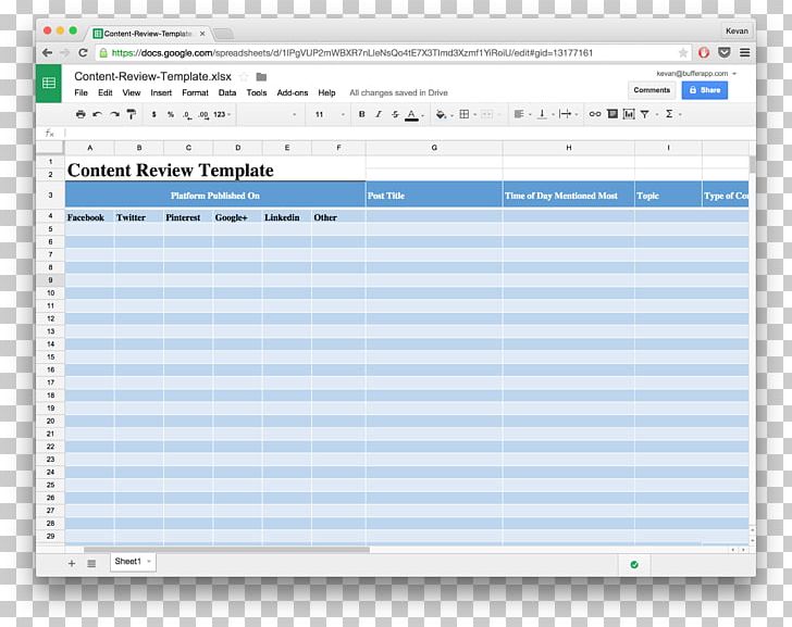 Google Docs Program Template Master Template